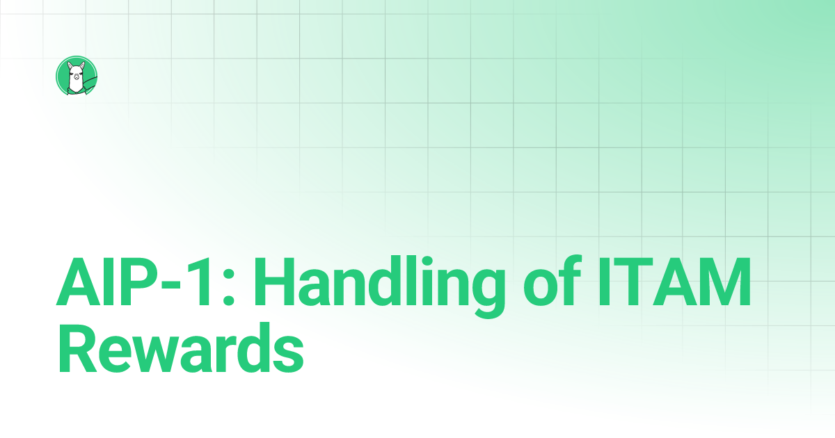 AIP-1: Handling of ITAM Rewards | Alpaca Finance